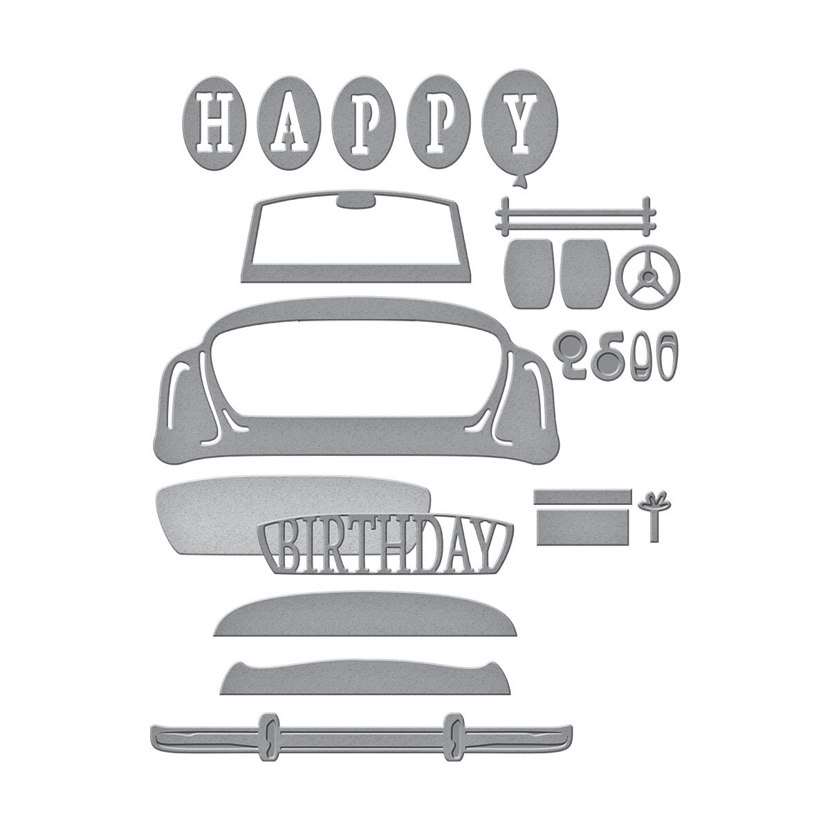 Stanzschablone "Auto" - Eifachanders, das Bastel- und Plotterparadies ...