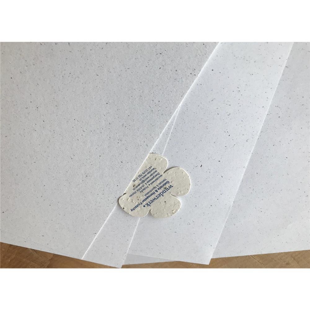 Hanf-Papier und Couvert / Set - Eifachanders, das Bastel- und Plotter ...