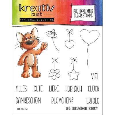 Kreativbunt Stempel Glückwunsch von Max - Eifachanders, das Bastel- u ...