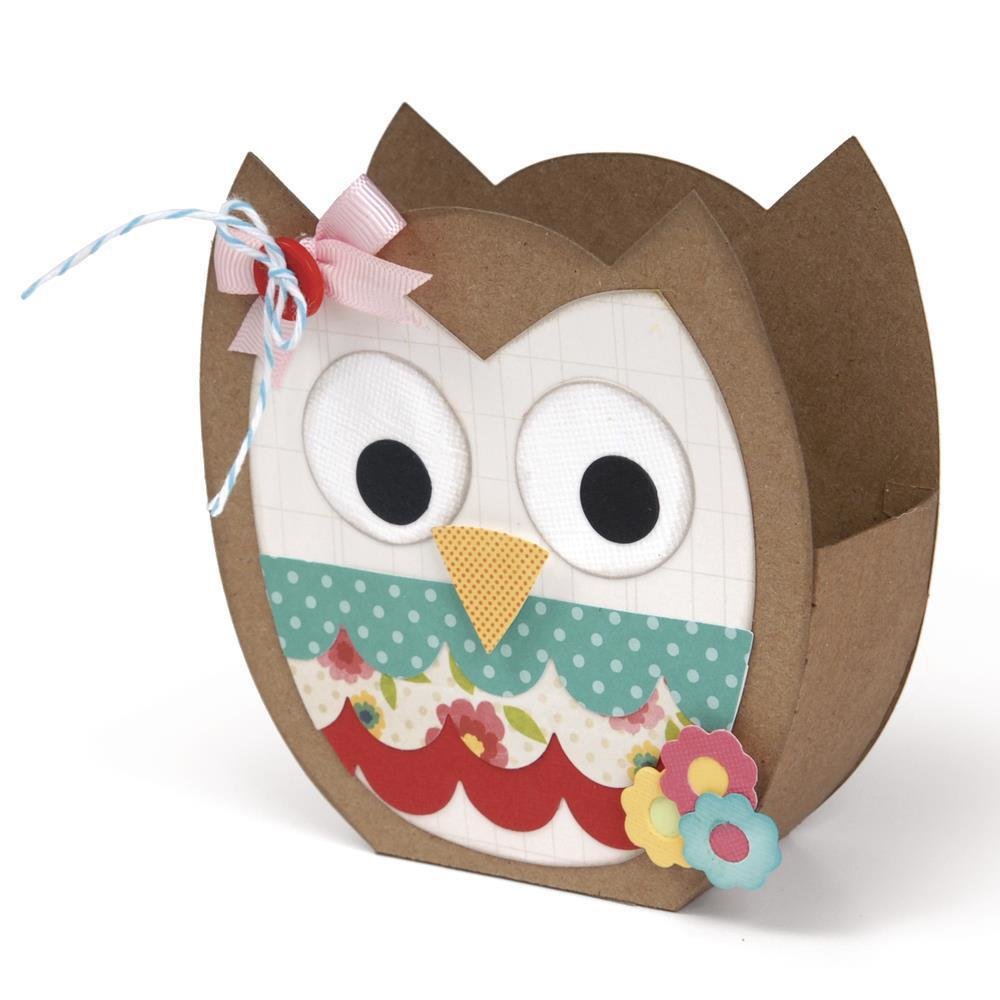 Sizzix Bigz XL Die - Bag, Owl, SB-Blister 1Stück, 10,80cm x 12,38cm ...